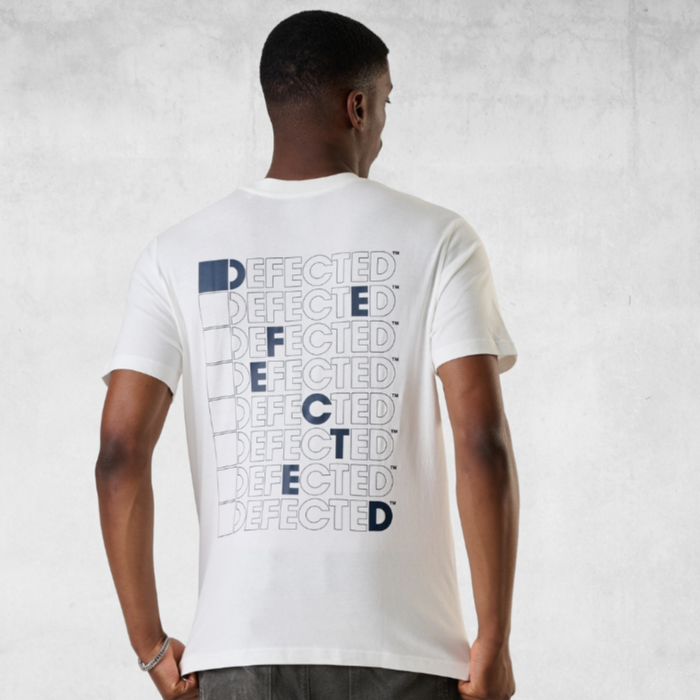 Defected Outline Logo Stacked T-Shirt | Defected Records Store ...