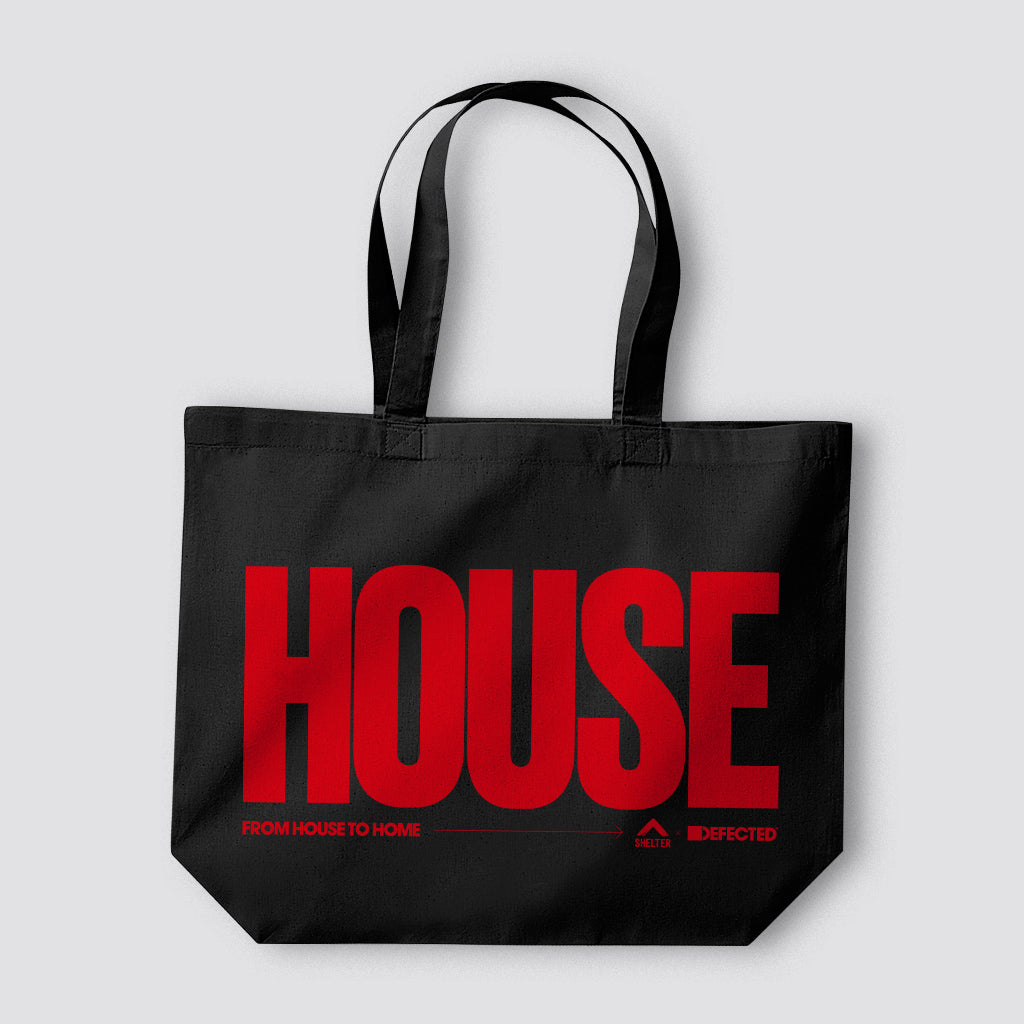 House Tote Bag - Black | Defected Records Store – Defected Store