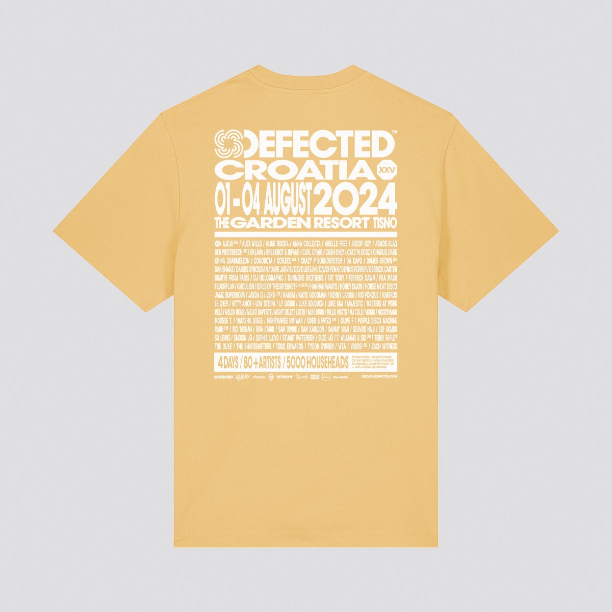 Defected Croatia 2024 Line-Up T-Shirt | Defected Records Store ...