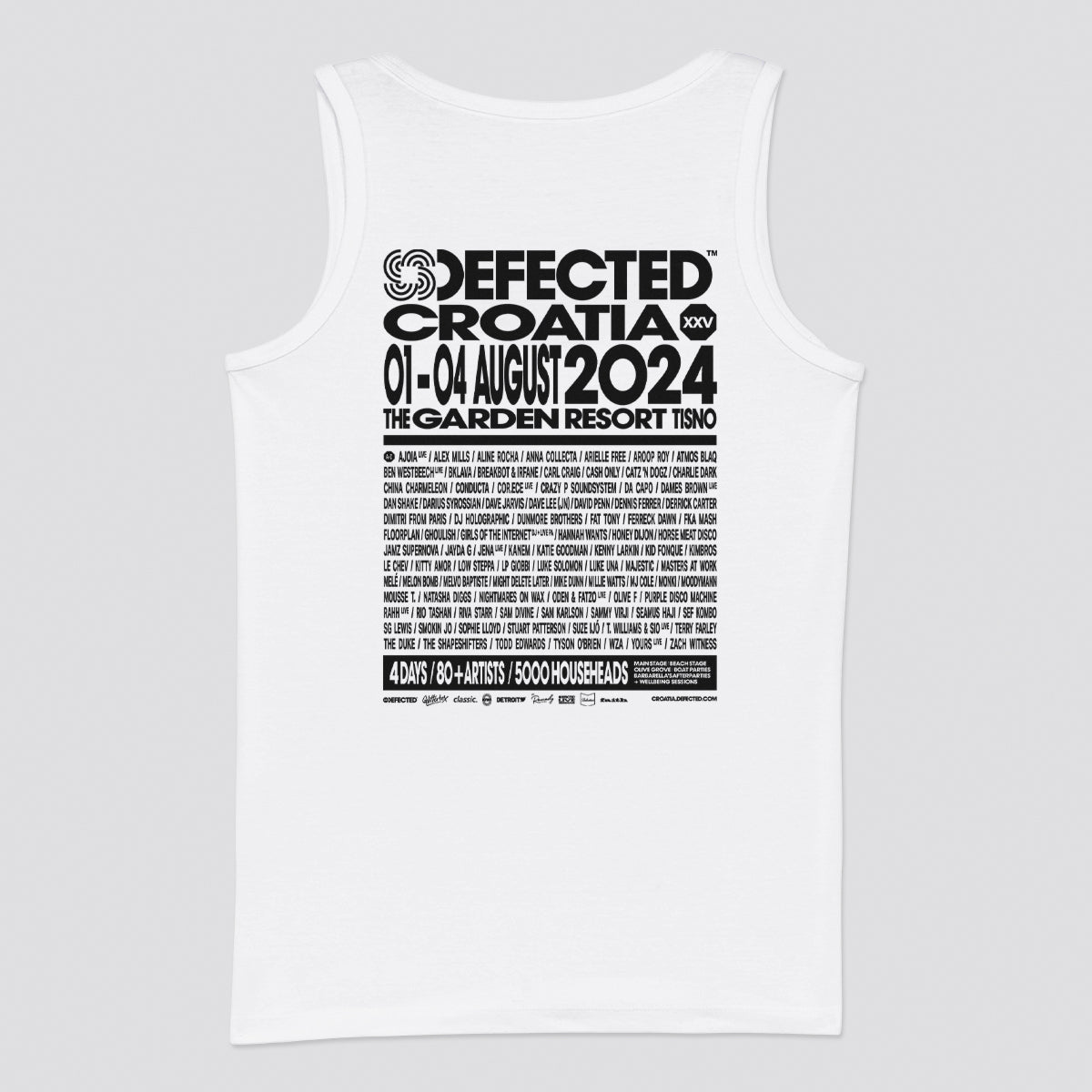 Defected Croatia 2024 Line Up Vest | Defected Records Store – Defected ...