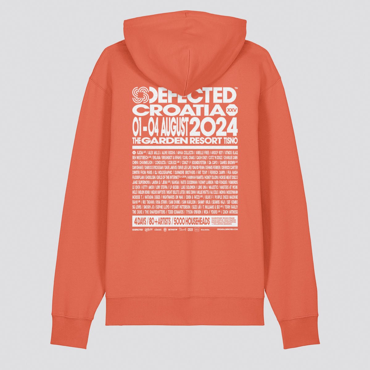 Defected Croatia 2024 Line Up Hoodie | Defected Records Store ...